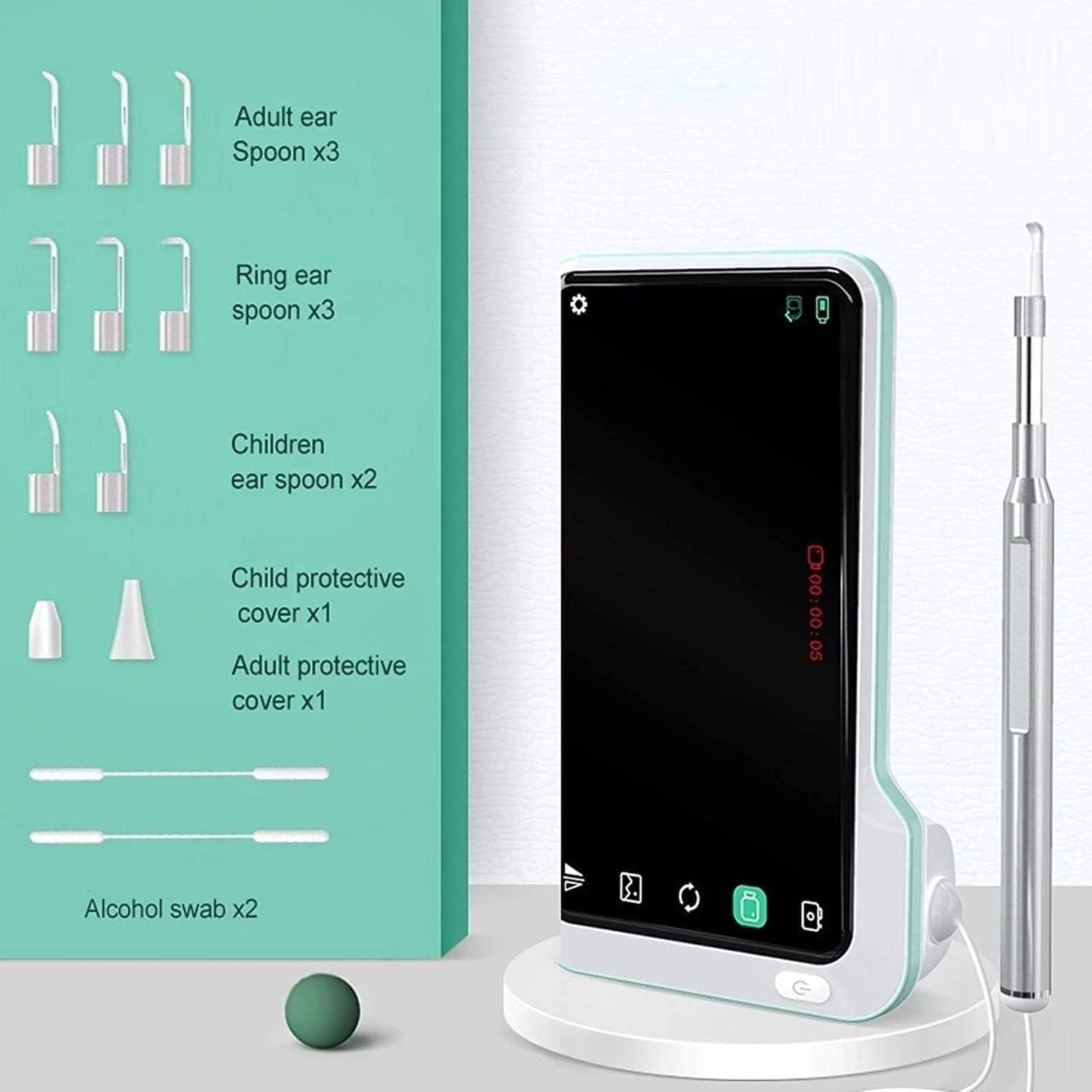 EYEARN Visual Ear Wax Removal Tool with 5-inch Screen | Portable Ear ...