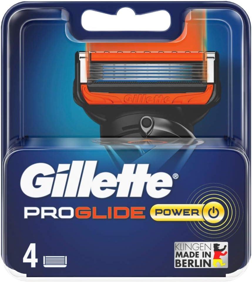 Gillette ProGlide Power Razor Blades - 4 Replacement Blades for Men | 5 ...
