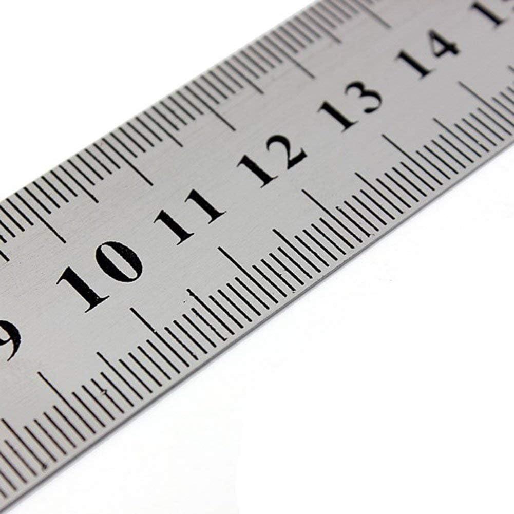 Stainless Steel Ruler with Conversion Chart - 15 20 & 30 cm | Durable ...