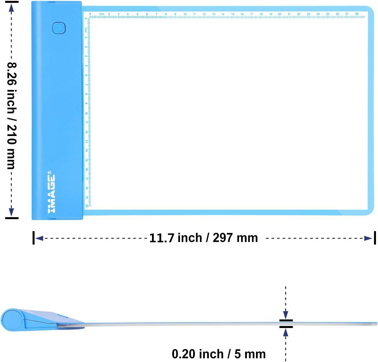 Light Up Tracing Pad Blue - Drawing Tablet for Kids with 10 Traceable ...