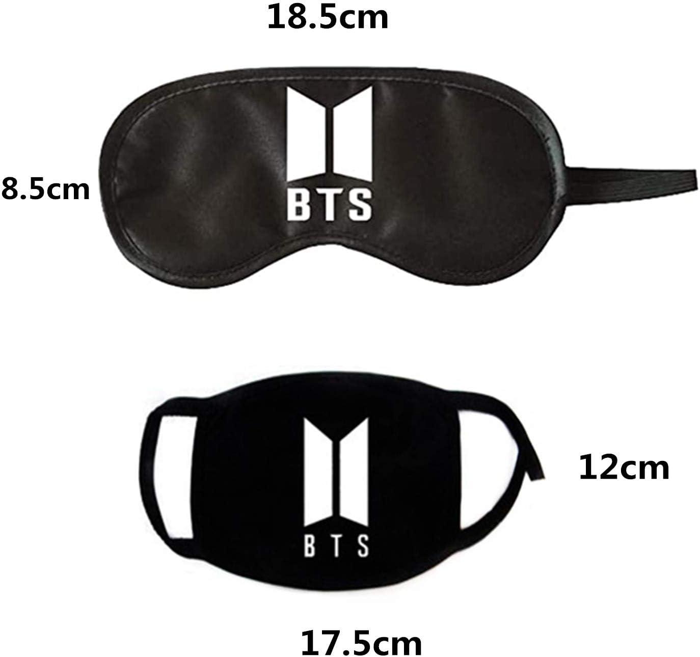 JinYu BTS Sleep Eye Mask Set - Soft Sleeping Mask for Men and Women ...