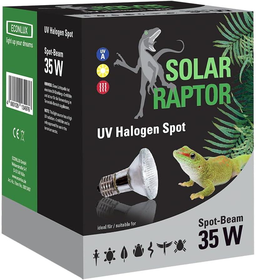 Buy Solar Raptor UV Halogen Spot 35W | Reptile Heat Lamp & Terrarium ...