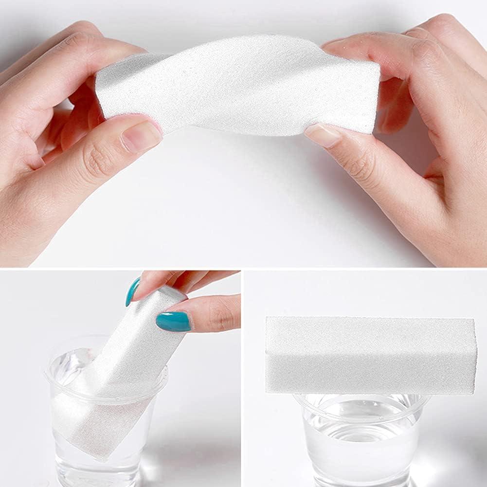Ainkou 10pcs White Nail Buffer Block - Professional 4 Way Nail Files ...