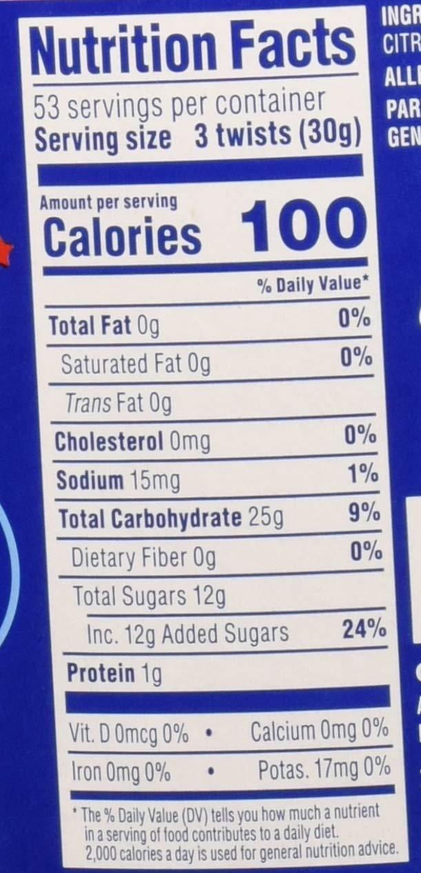 Red Vines Licorice Original Red Flavor Soft & Chewy Candy Twists 3.5 ...