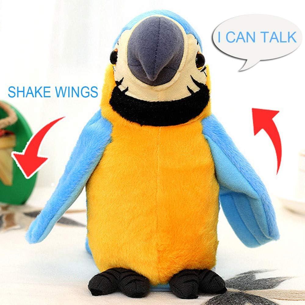 Talking Parrot Mimicry Pet Toy | Electronic Repeat Toy | Interactive ...