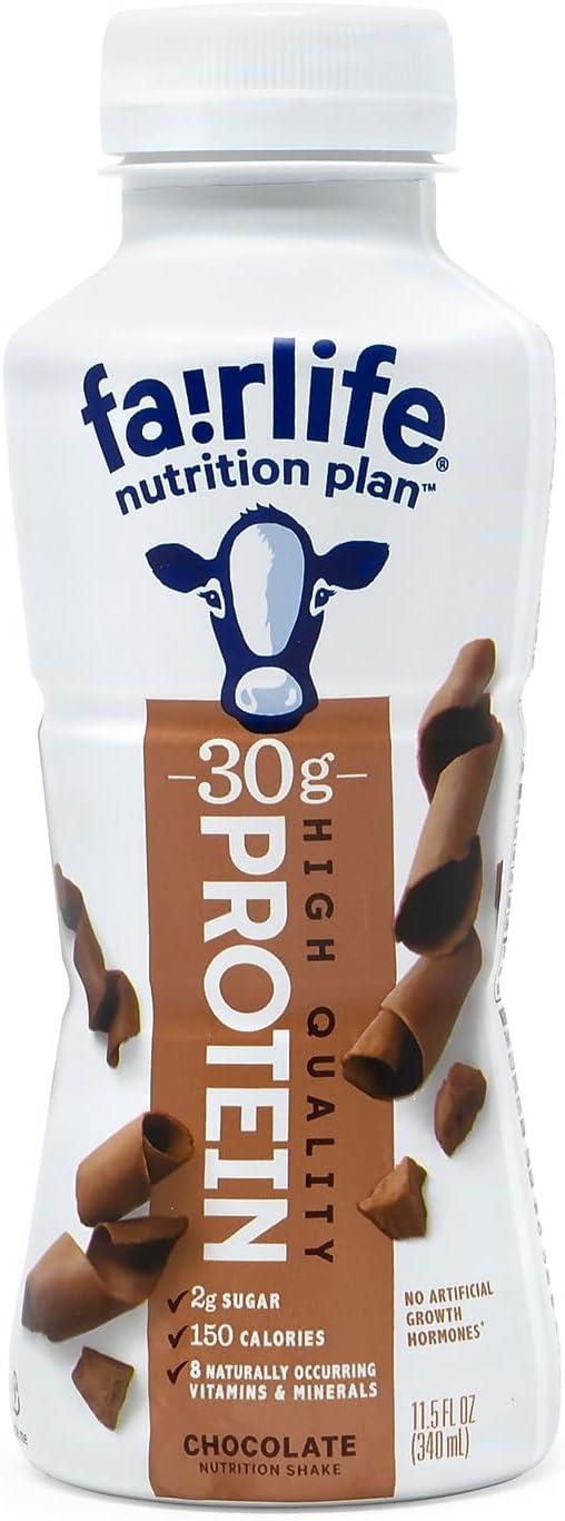 Fairlife Nutrition Plan High Protein Chocolate Shake 30g - Gelatin Free ...