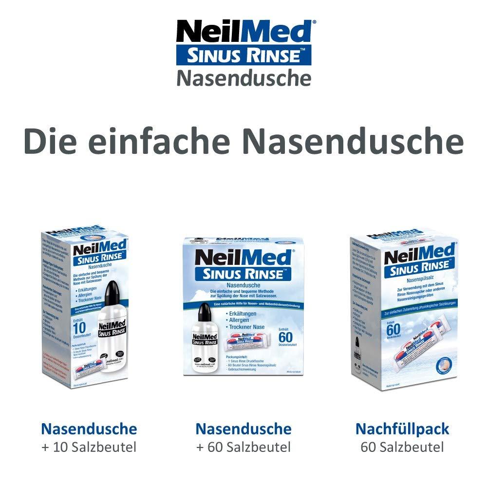 Neilmed Nose Rinsing Salt - 60 Portions | Alleviate Colds & Allergies ...