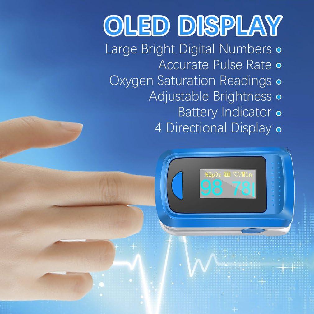 Finger Pulse Oximeter UK NHS Blood Oxygen Monitor Finger Pulse ...