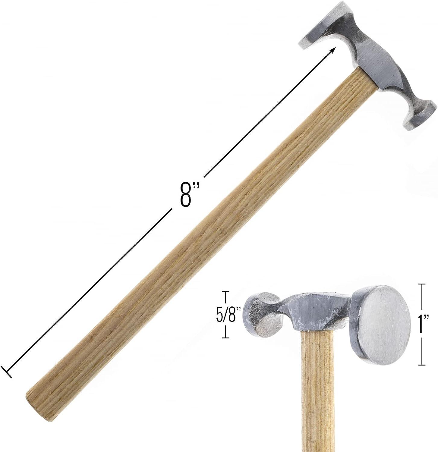 Universal Tool 1 5/8 inch Chasing and Goldsmith Hammer for Crafting DIY ...