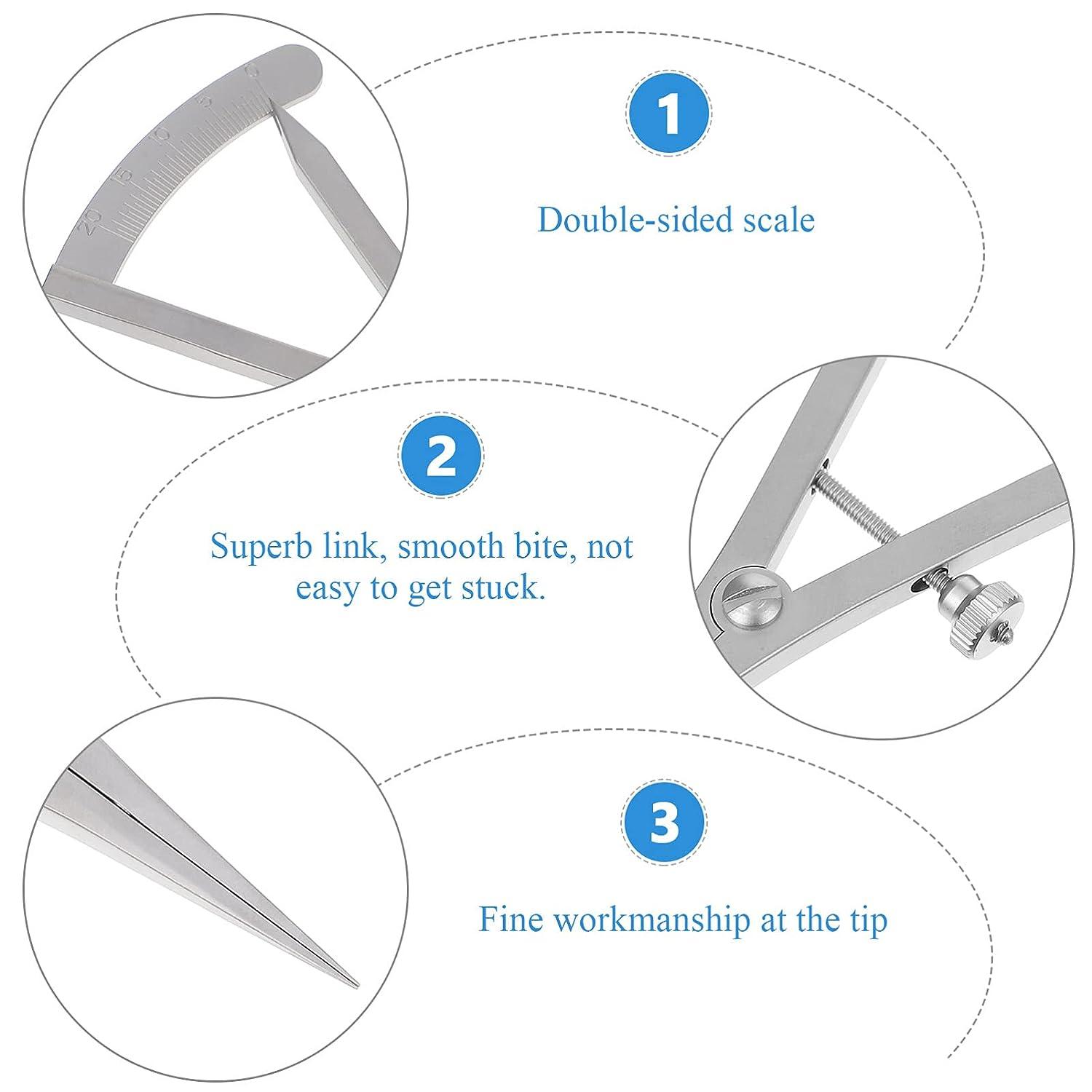 2pcs Stainless Steel Eyelid Surgical Ruler Set - Ophthalmic Eye ...