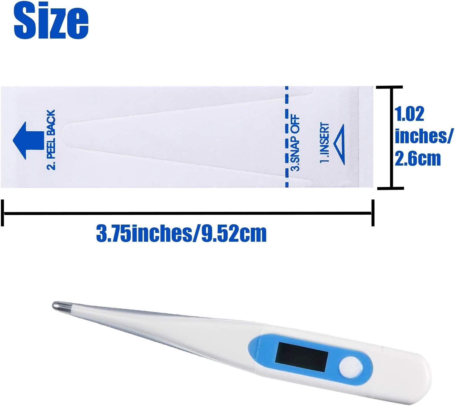 100PCS Disposable Digital Thermometer Probe Covers - Universal Oral ...