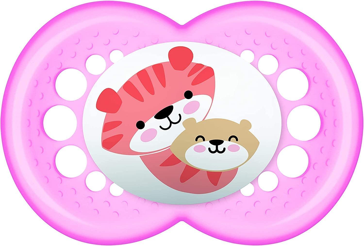 MAM Original Pacifier Set of 2 | Rubber Pacifiers with Box | 6-16 ...