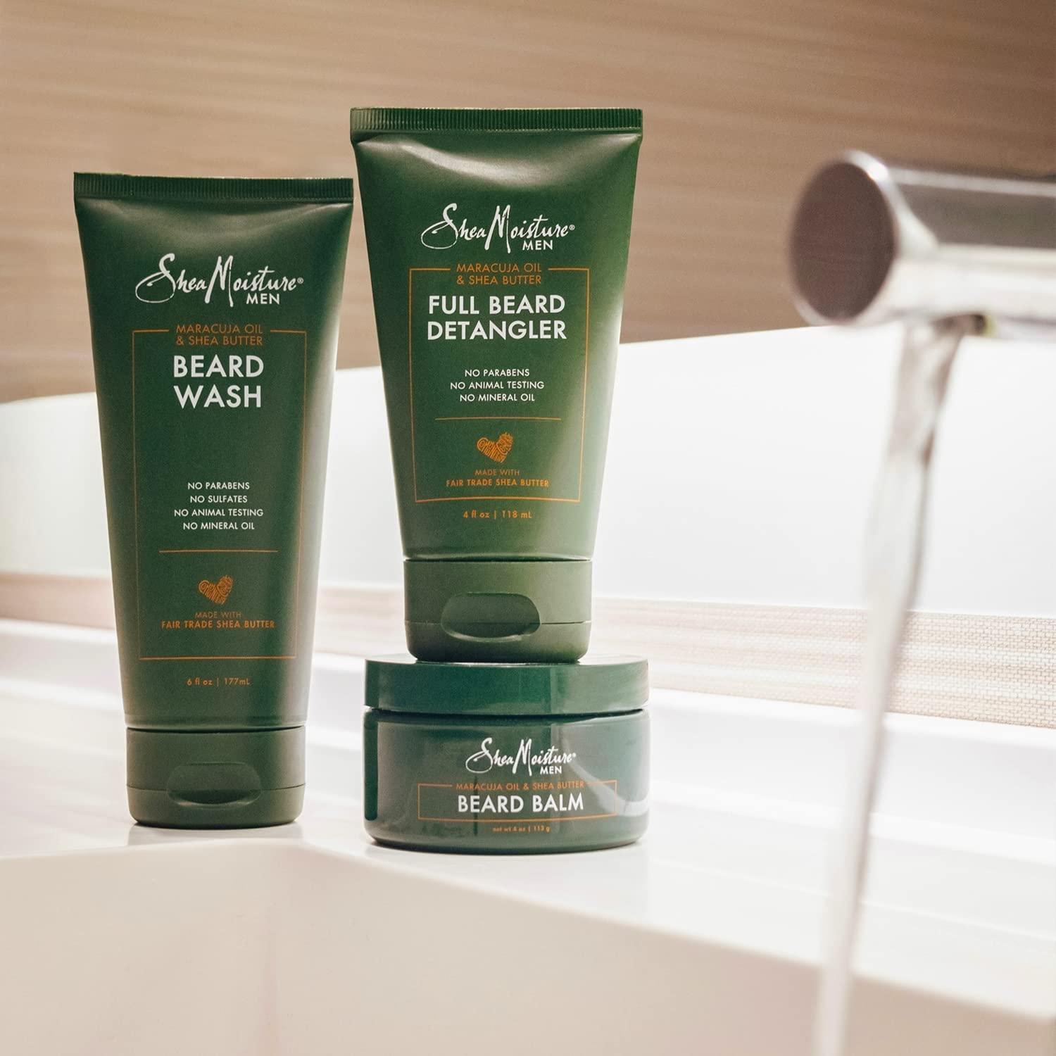 SheaMoisture Men's Beard Balm - Shea Butter & Maracuja Oil for Flawless ...