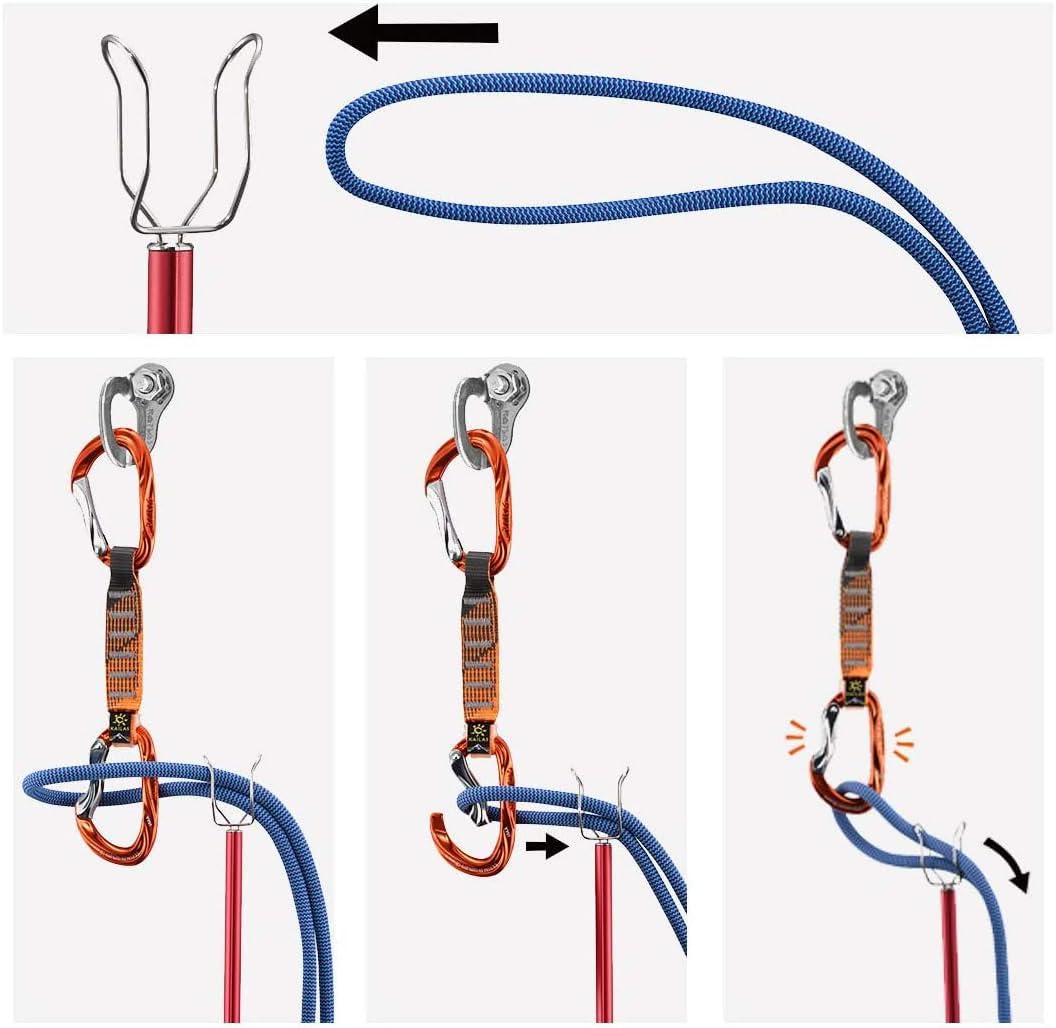 KAILAS Clip-Up Stick Extendable Quickdraw Grabber | Lightweight Blue ...
