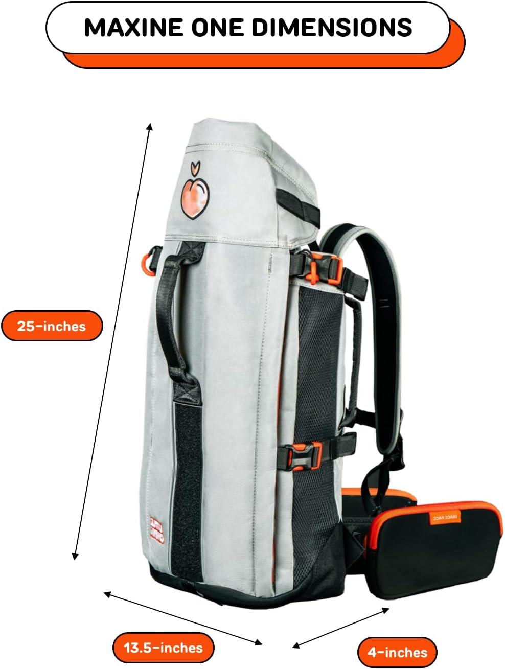 Little Chonk Maxine One Dog Backpack - Comfortable & Safe with Snacc ...