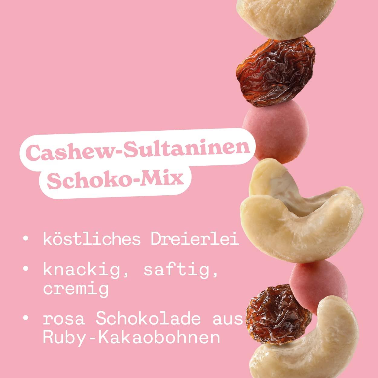 Nut Perfect | Cashew Sultanine Chocolate Mix | Crunchy Rosa Ruby ...
