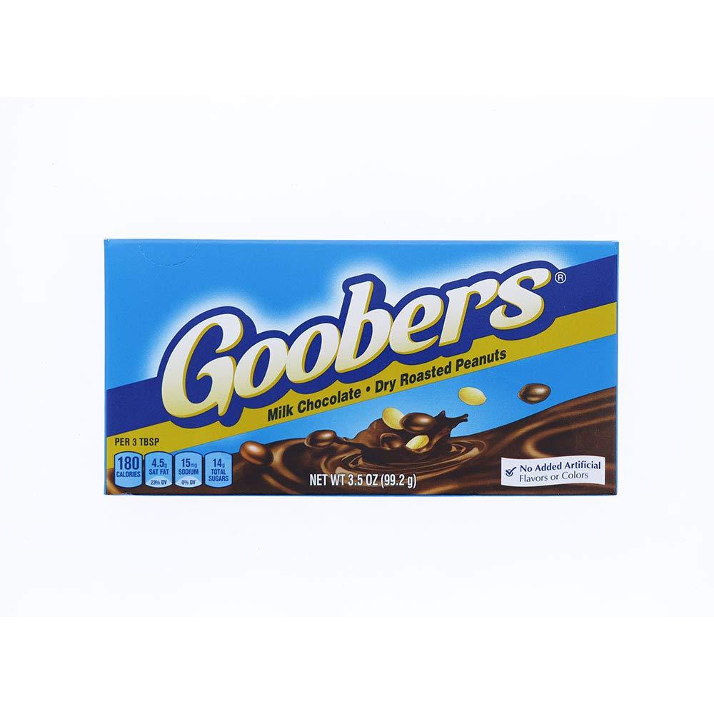 Nestle Goobers - Chocolate Covered Peanuts (Pack of 4) 3.5 oz Theater ...
