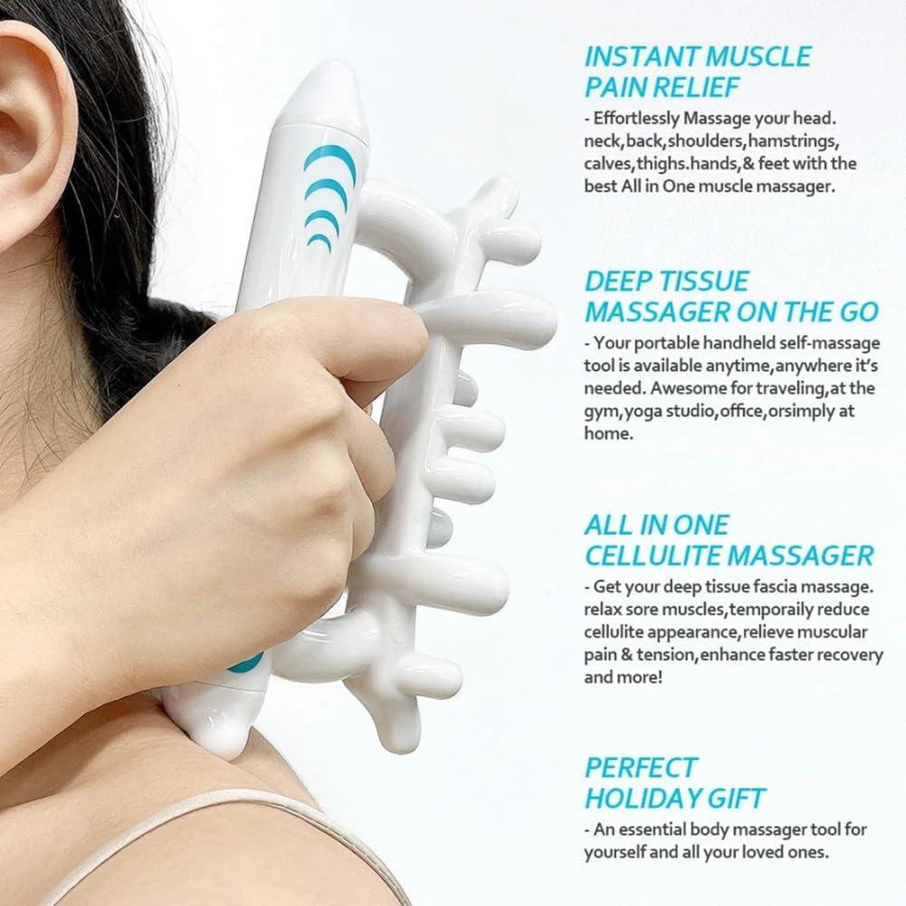 Jufum Back & Neck Massage Device | Myofascial Release Scraper | Easy-to ...
