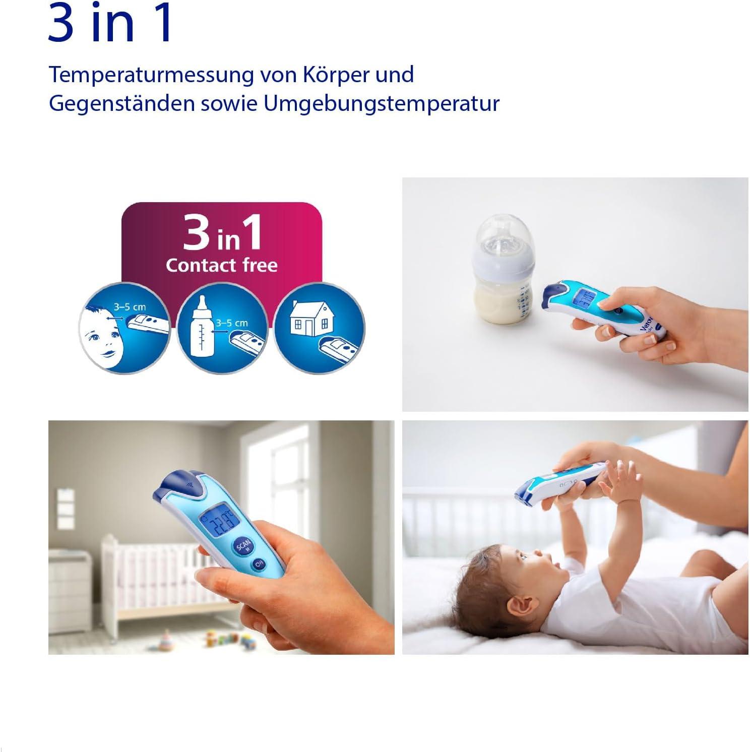 Veroval Baby Infrared Thermometer - Contactless Noiseless Quick Body ...