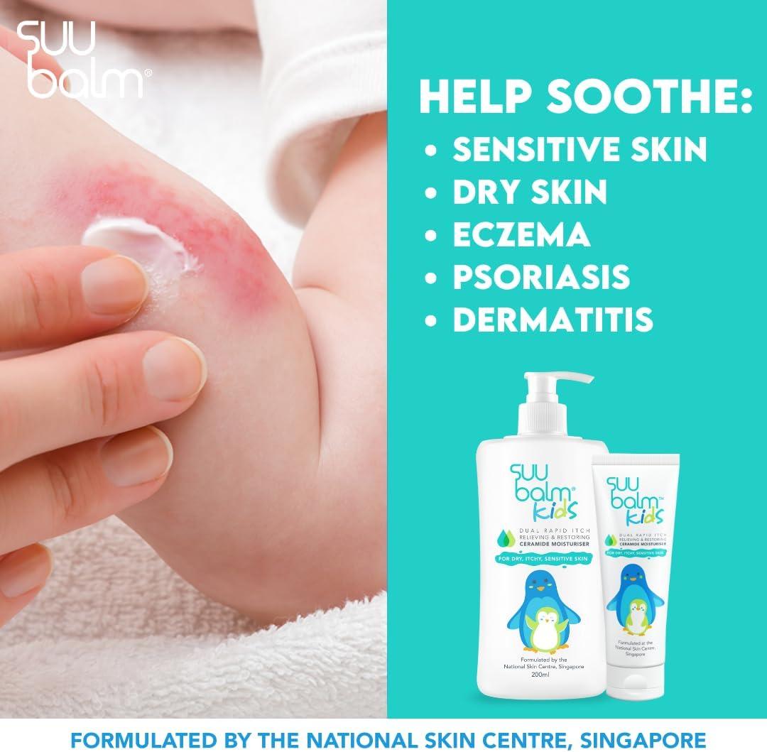 Suu Balm Kids Itch Relief Cream Menthol & Ceramide Moisturiser 75ml - Pack of 1 | Buy Now with ...