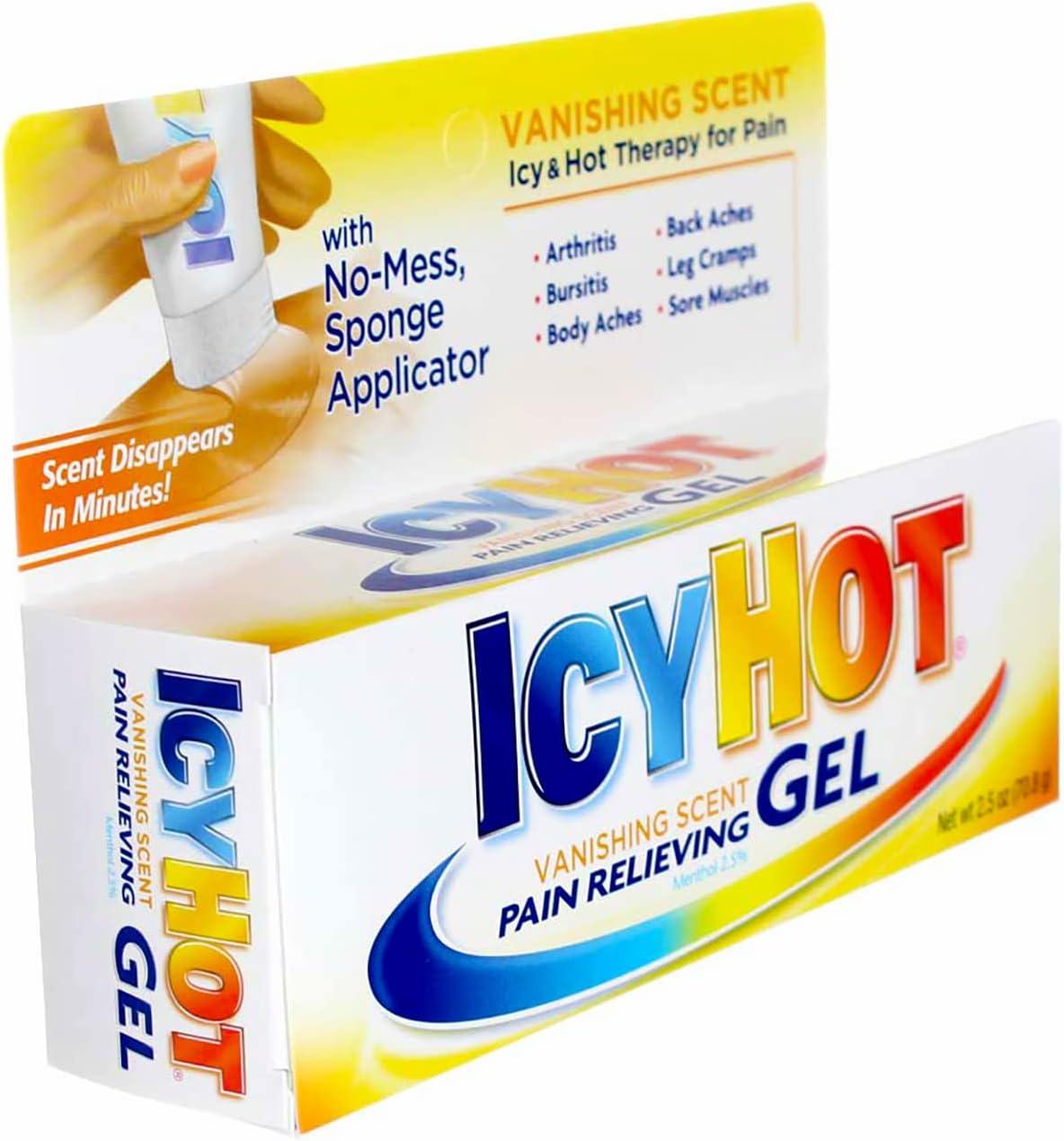 Icy Hot Vanishing Pain Relief Gel 2.5oz - Fast-Acting Pain Relief | Buy ...