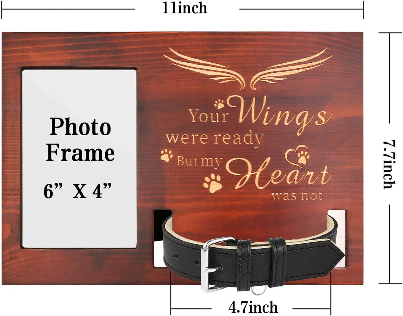 Personalized Wooden Pet Memorial Picture Frame for Cats and Dogs ...