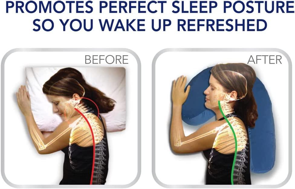 Dr. Cole Memory Foam Side Sleeper Pro Pillow - Contour Body Support for ...