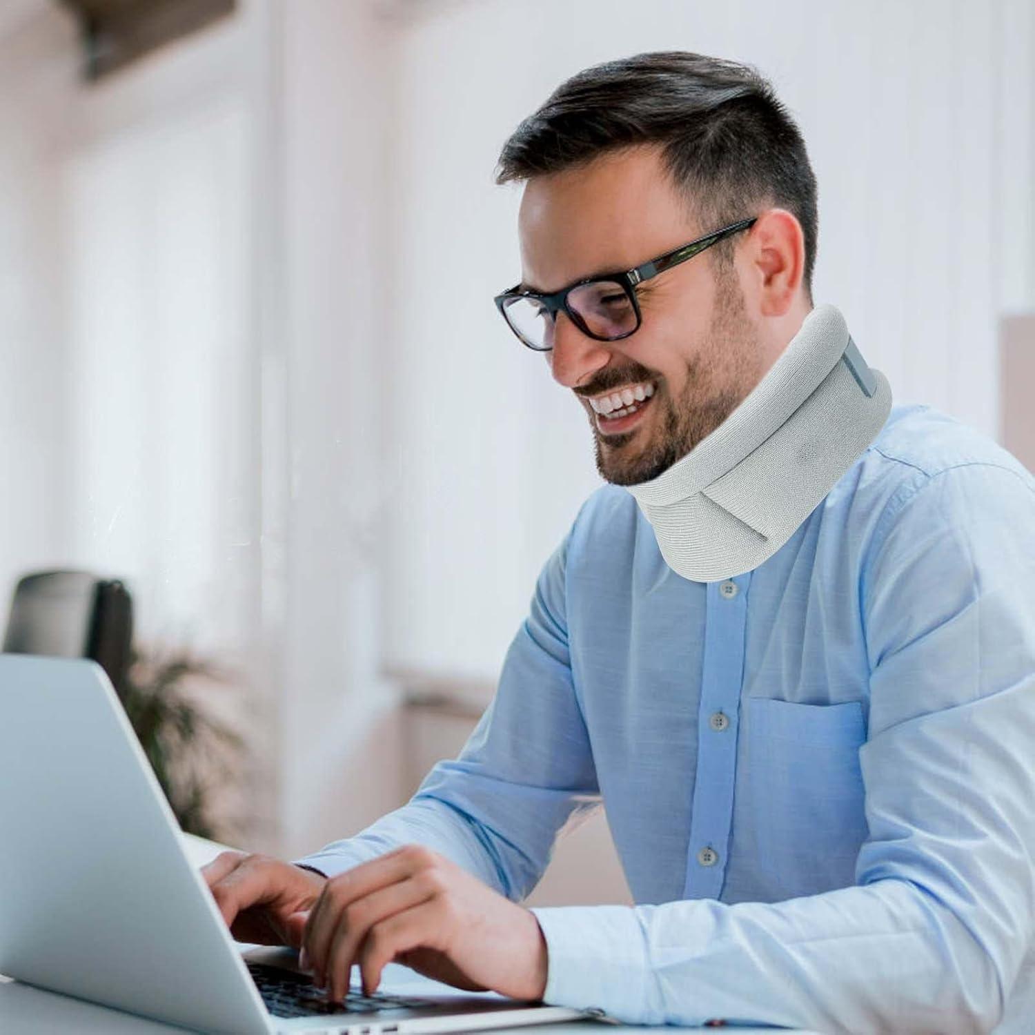 Nichtule Neck Support - Soft Cotton Sewing Ruff for Older Adults ...