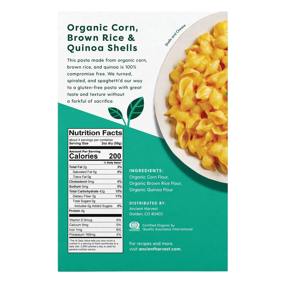 Organic Ancient Harvest Quinoa Shells - 8 oz | Gluten-Free Pasta Option ...