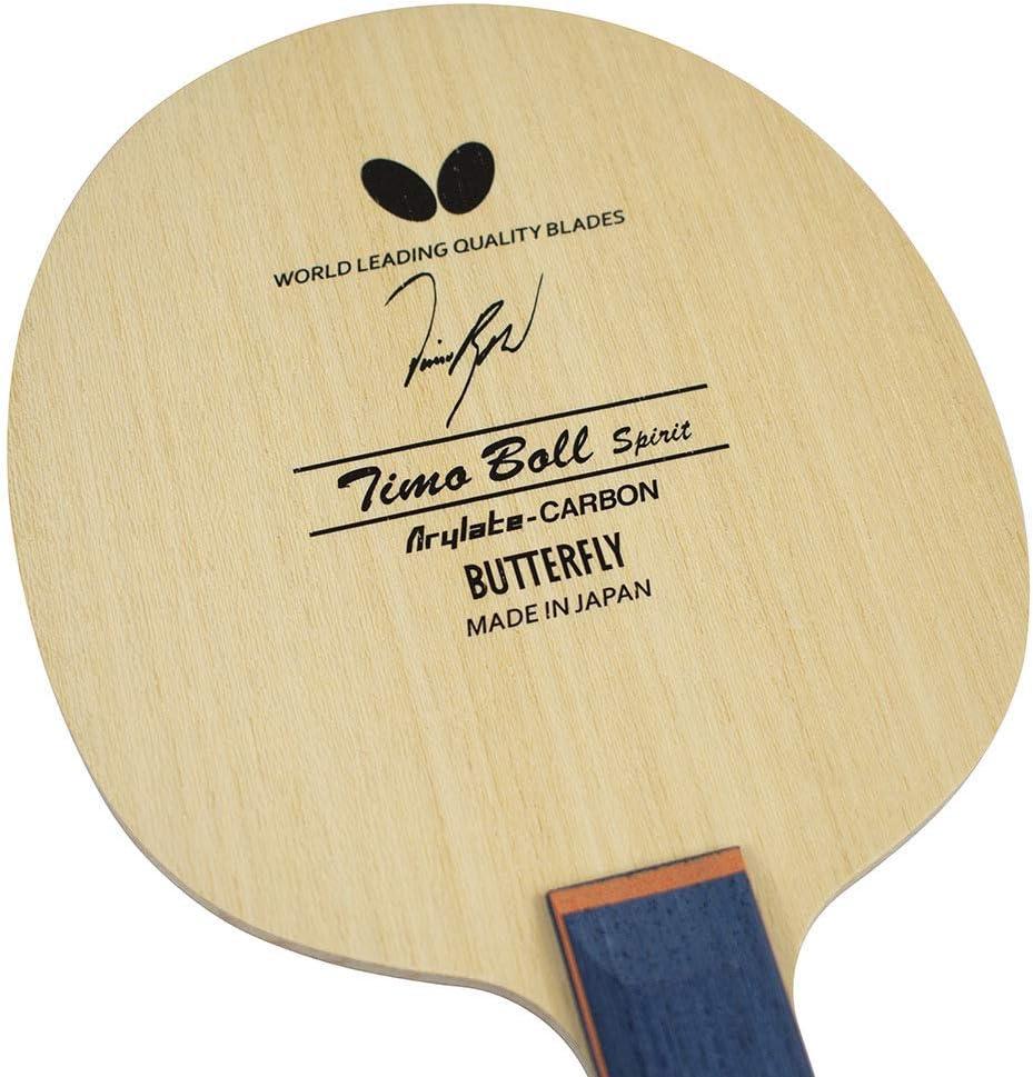 Butterfly Timo Boll Spirit Table Tennis Blade - AN FL Handle - Made in ...
