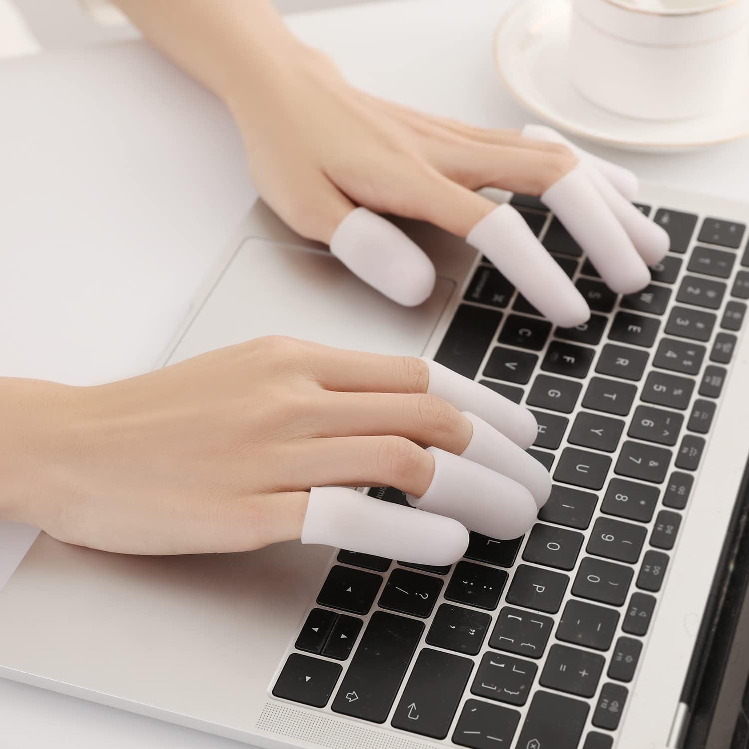 Niupiour Silicone Finger Protectors - 14 Rubber Covers for Arthritis ...