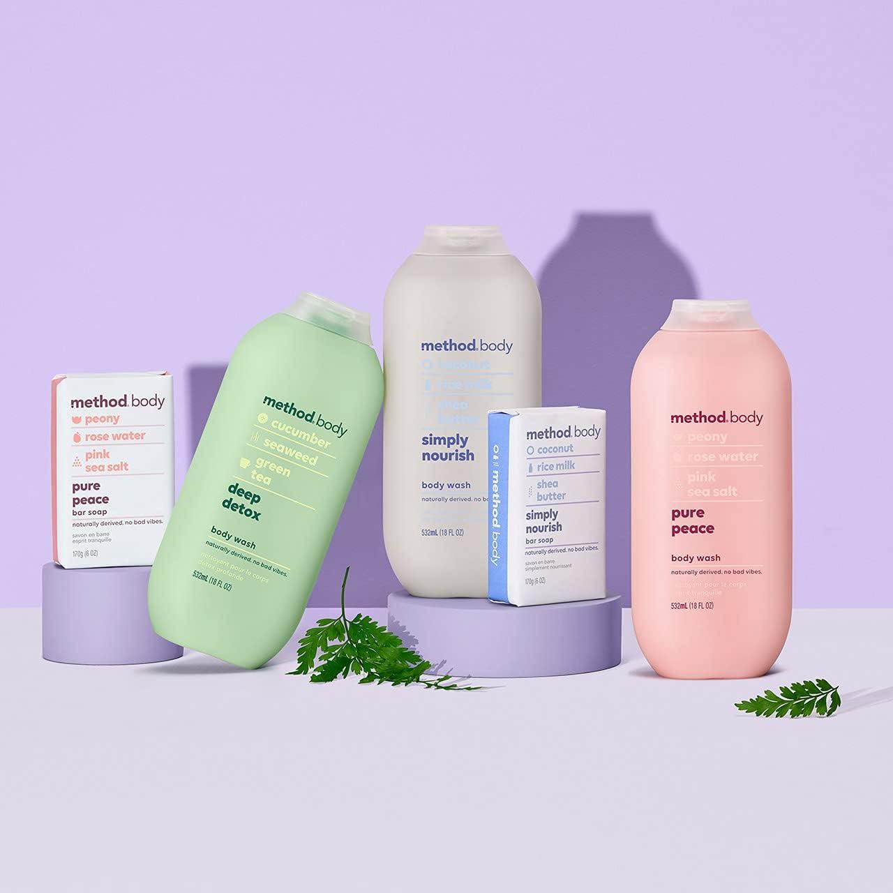 Method Bar Soap Energy Boost 6 oz 4 pack Packaging May Vary