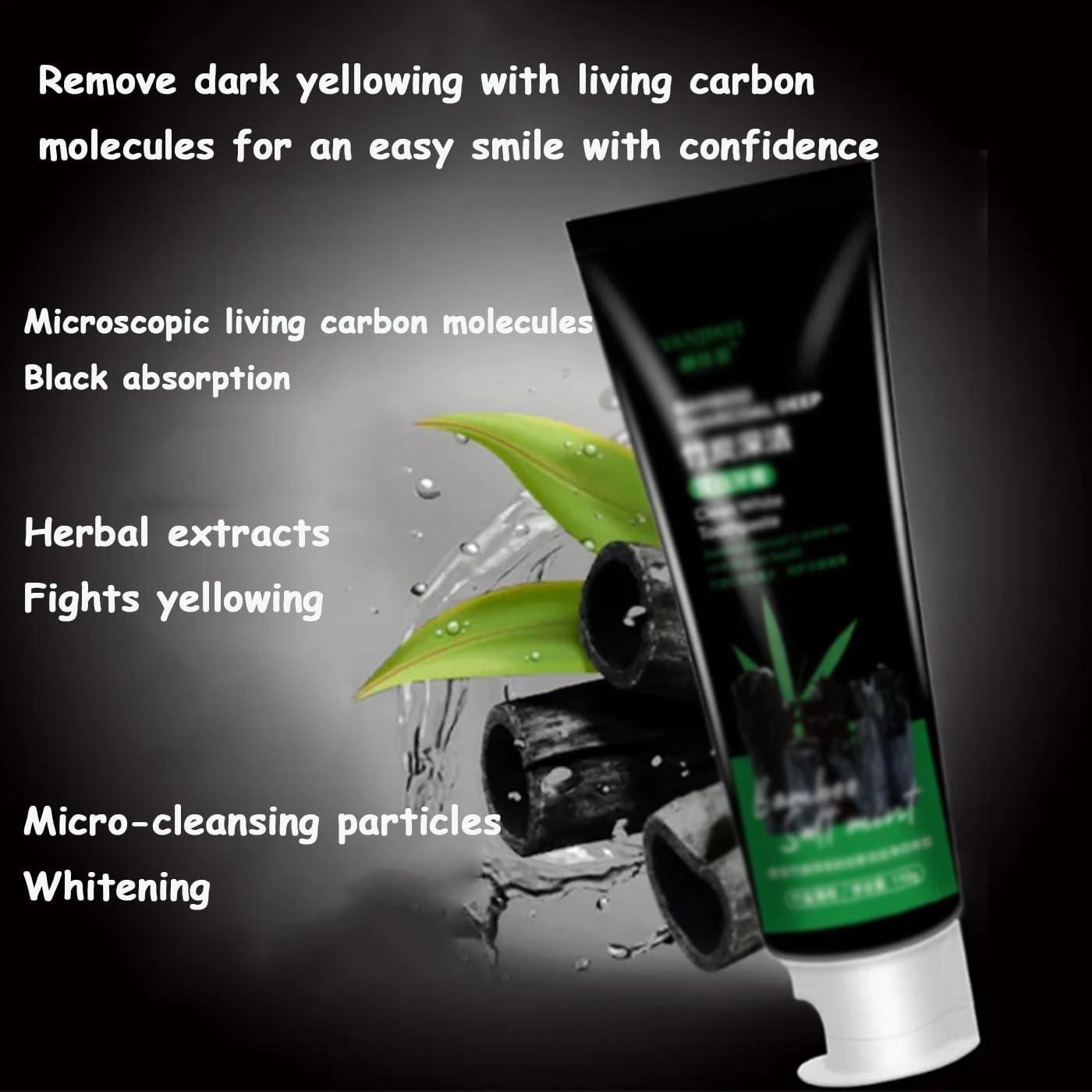 Bamboo Charcoal Deep Clean Toothpaste 100g | Activated Carbon Teeth ...