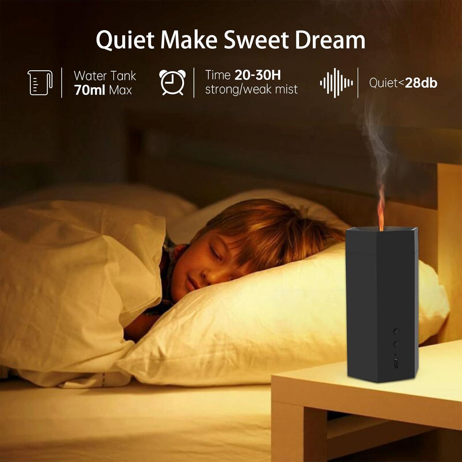 Wireless Aroma Diffuser with Flames - Essential Oils Diffuser ...