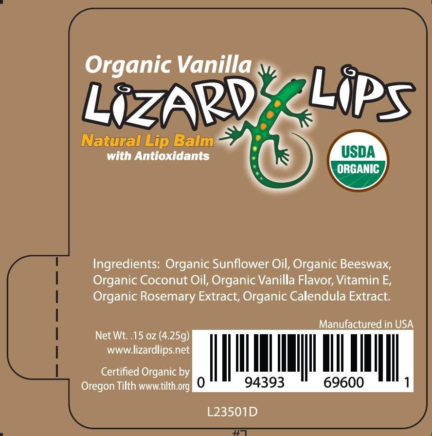 Lizard Lips USDA Certified Organic - 4 Flavor Variety Pack | Natural ...