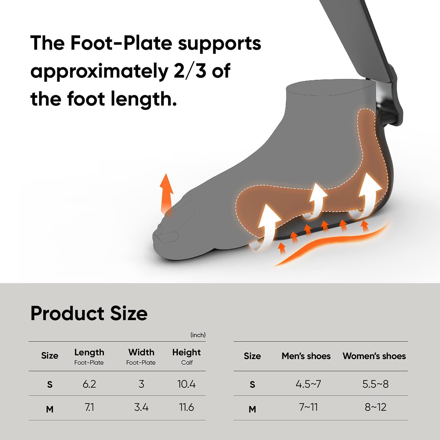 Neofect STEP Medium Left AFO Foot Drop Brace - Ankle and Foot Orthosis Support for Walking | Buy ...