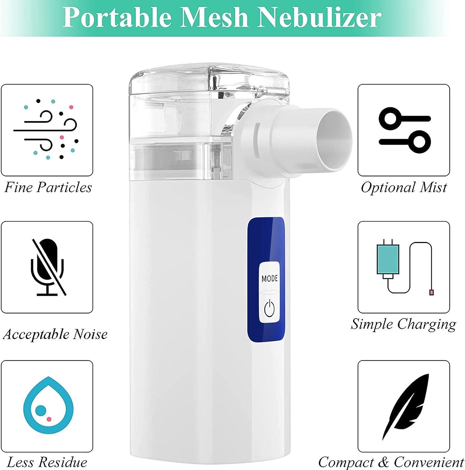 Portable Nebulizer for Adults Nebulizer Machine for Kids Quiet Home ...