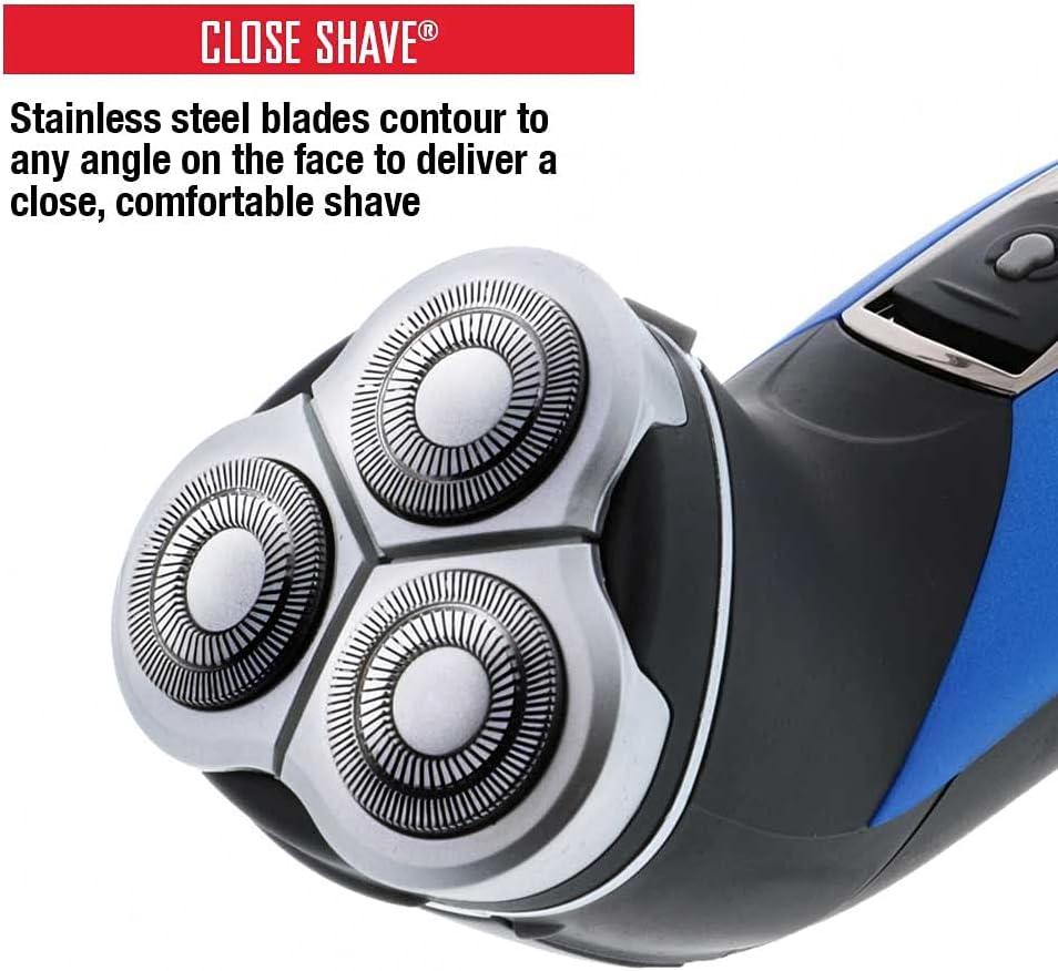 Buy Barbasol Rechargeable Electric Wet & Dry Rotary Shaver - Stainless ...