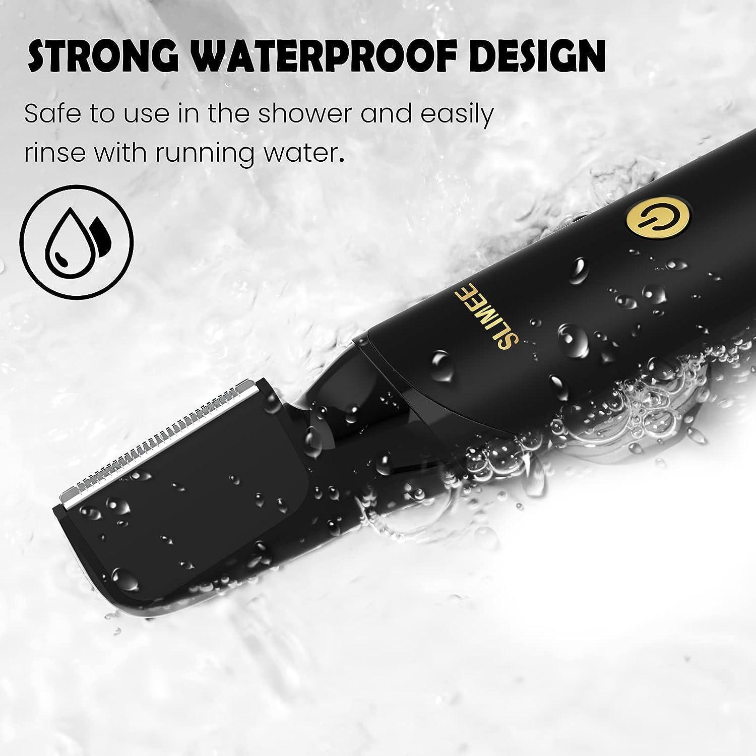 SLIMEE 2-in-1 Electric Groin Hair Trimmer for Men | Waterproof ...