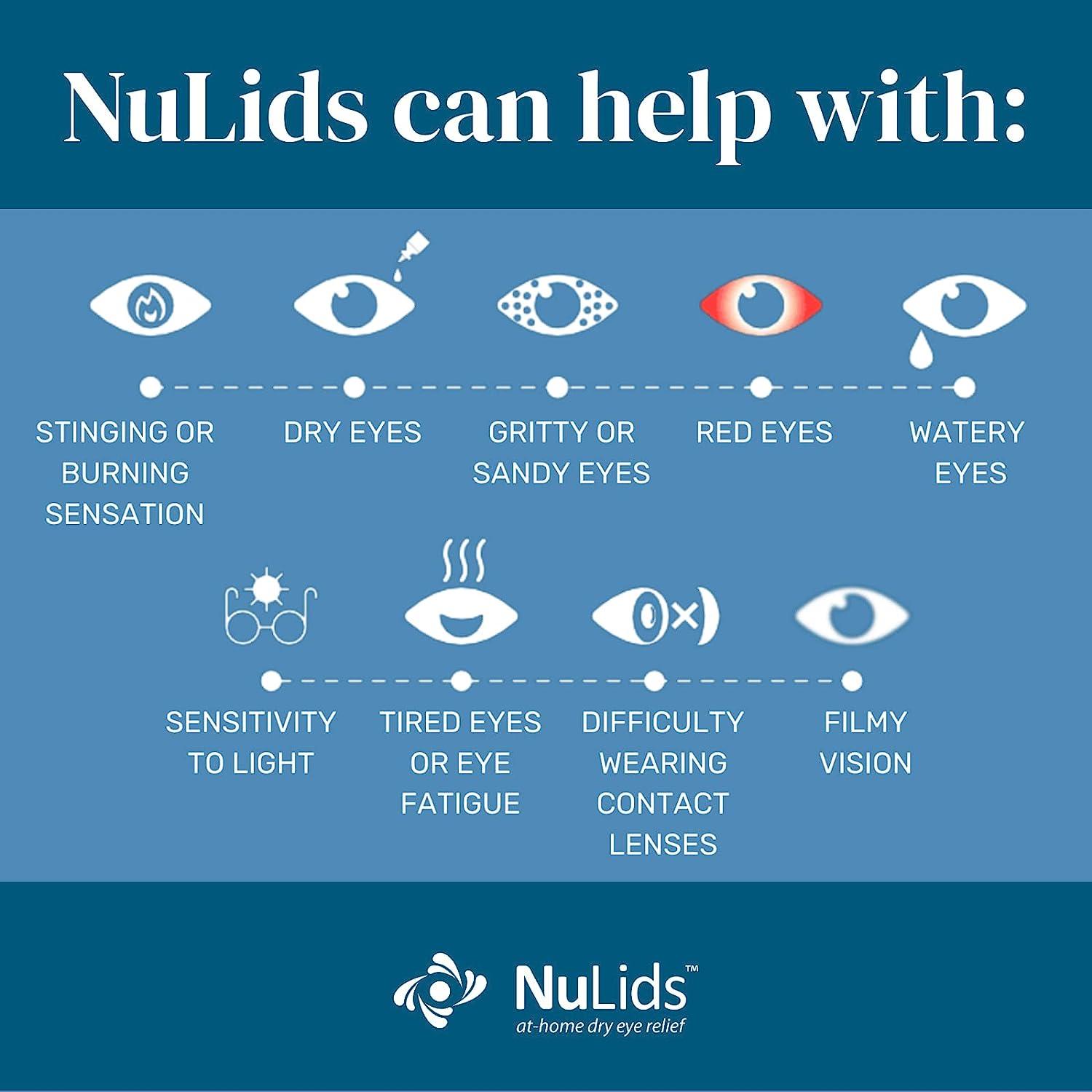 NuLids Dry Eye Relief Therapy Device - Long Lasting Alternative to Eye ...