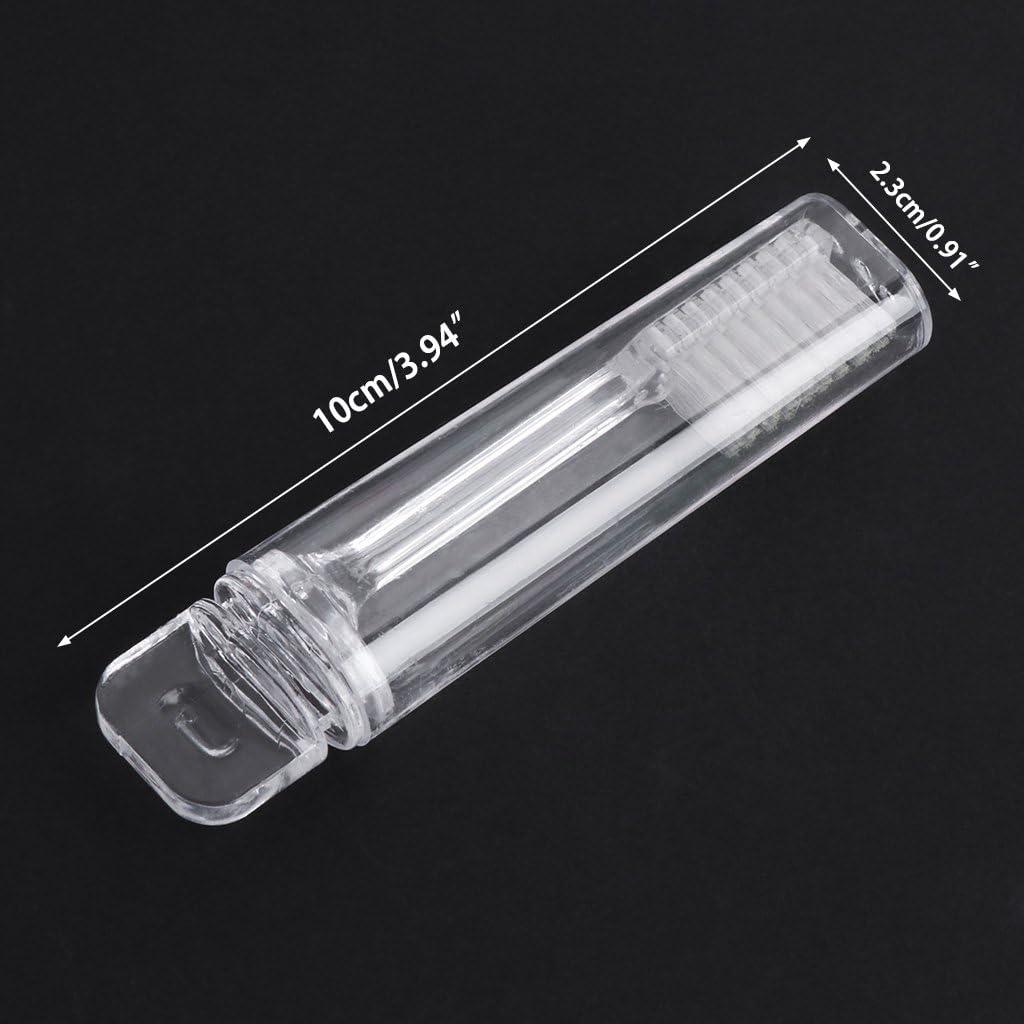 Portable Foldable Outdoor Travel Camping Toothbrush - Transparent ...