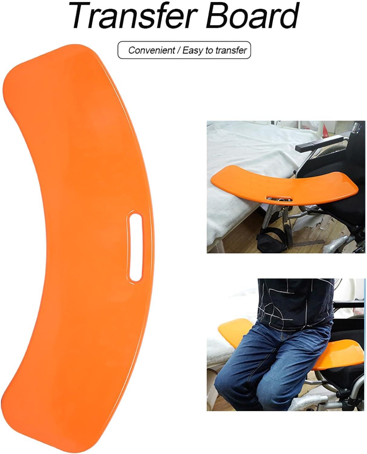 Curved Transfer Board for Patient Mobility - 150kg Capacity Anti-Slip ...