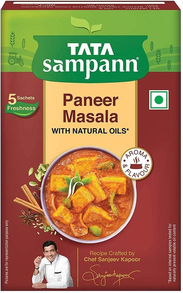 Tata Sampann Indian Spices Pure Paneer Masala 100g | Buy Now with ...