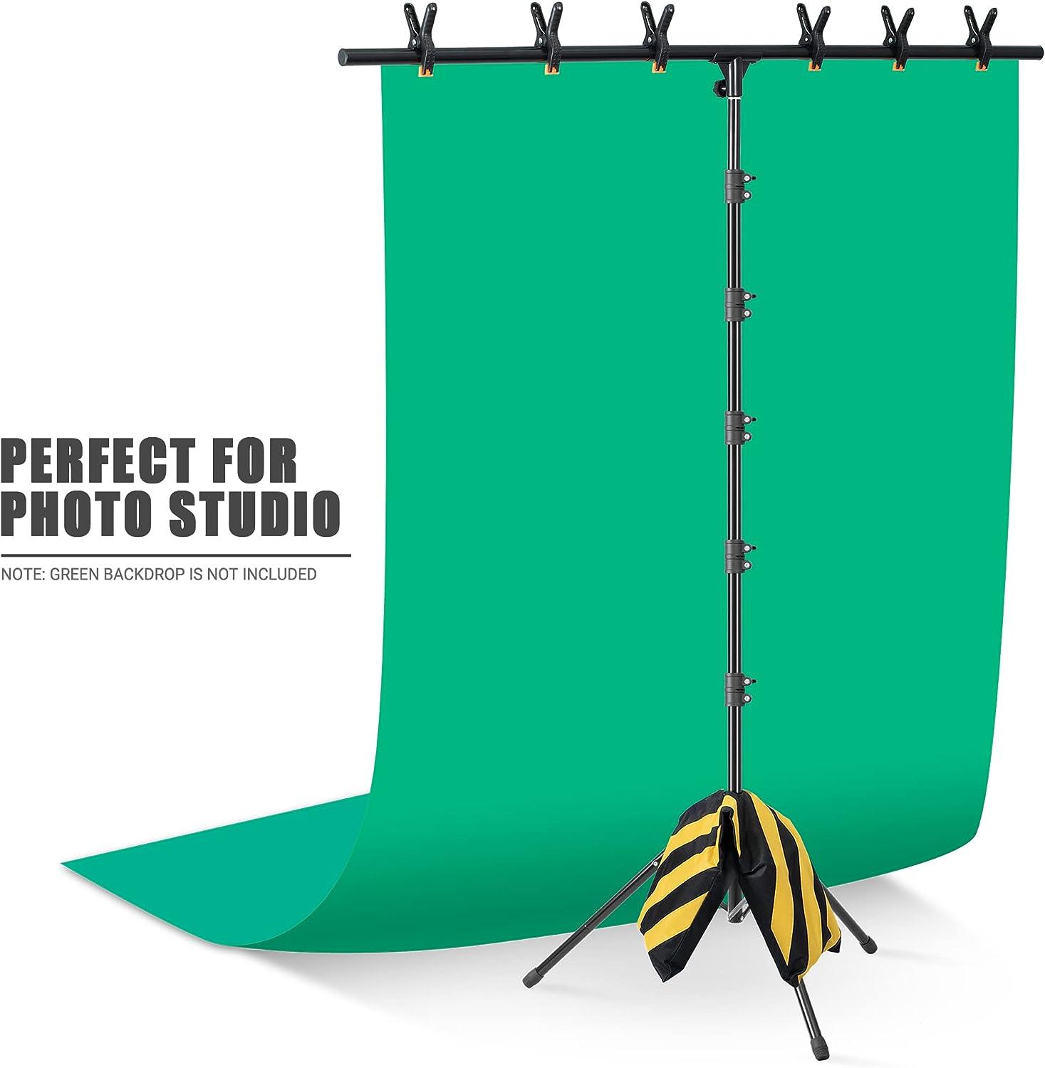 Coliflor T-Shape Portable Backdrop Stand 8x5.3ft | Adjustable Photo ...