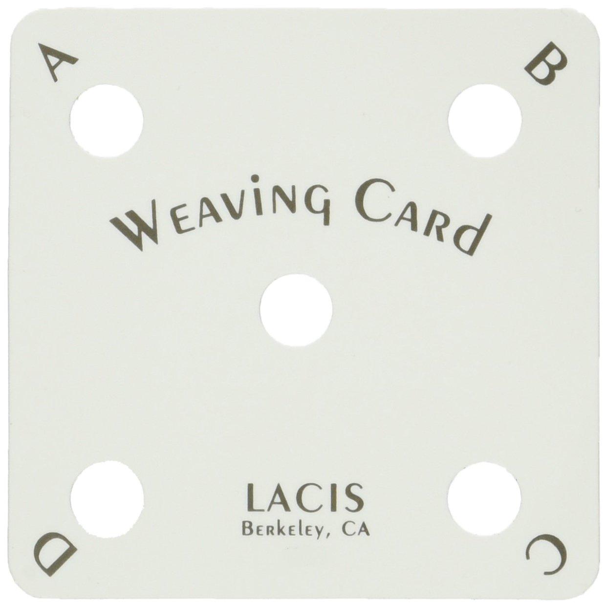 Lacis Card Weaving Cards 25-Pack White - Superior Quality for Weaving ...