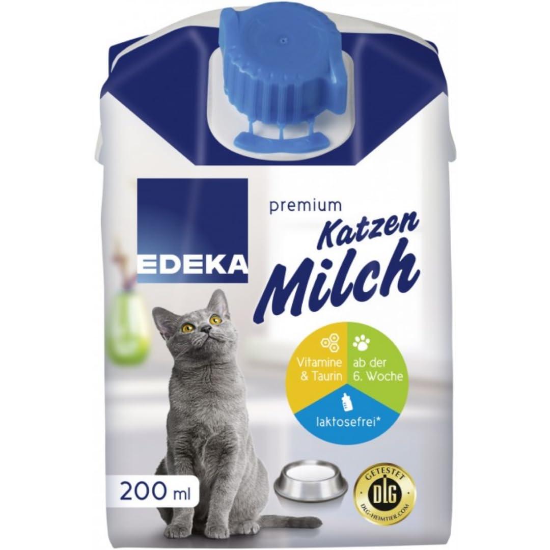 Buy EDEKA Cat Milk 200ml (12 Pack) | Healthy & Nutritious Cat Drink for ...