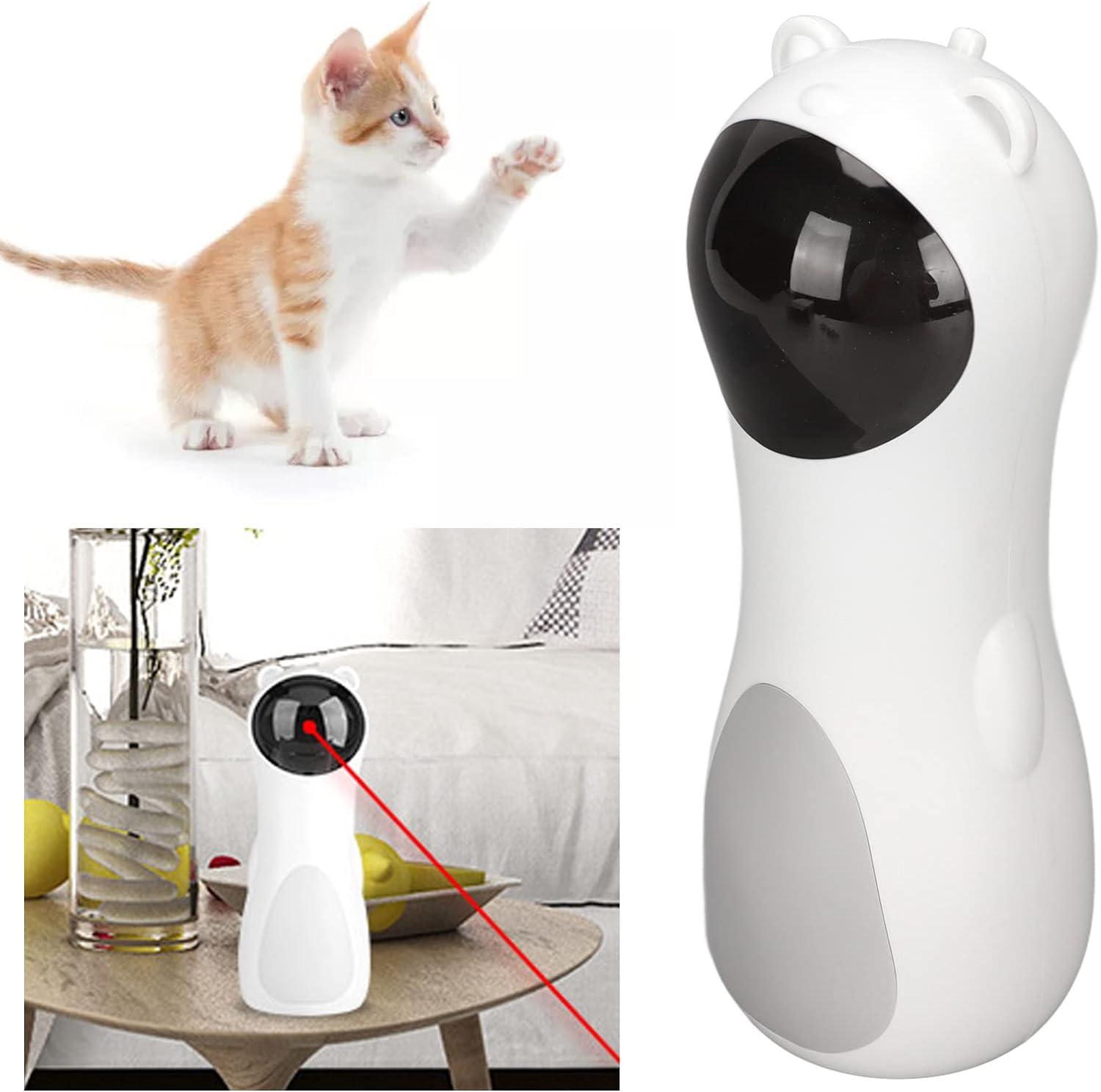 TYTOGE Automatic Cat Laser Toy Timing Function Dual Power Supply ...