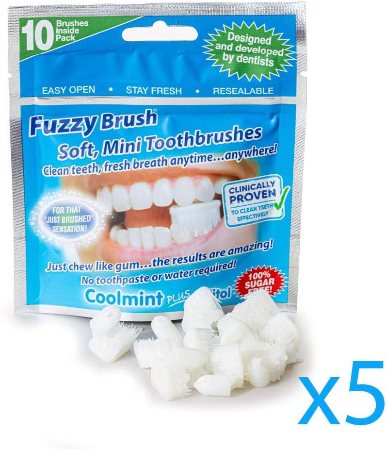 Fuzzy Brush Chewable Toothbrush 10 Pack - Convenient Dental Care Solution | Buy Now with Express ...