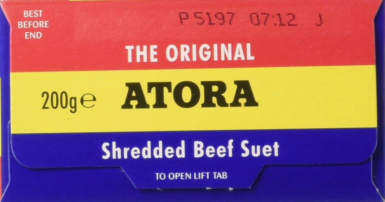 Atora Shredded Suet 200g - The Original Choice for Perfect Puddings ...