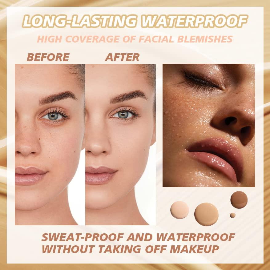 Beauty Glazed Full Coverage Matte Liquid Foundation 30g (101 Porcelain ...